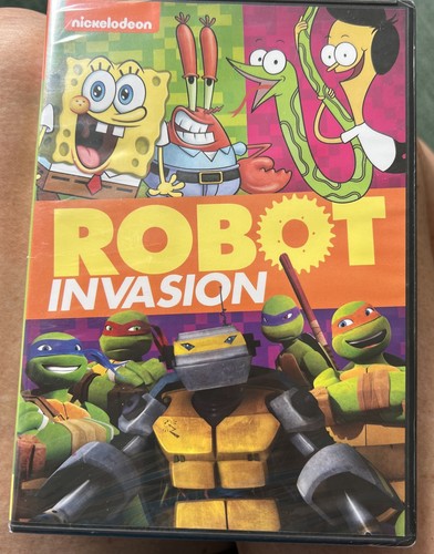 Nickelodeon: Robot Invasion (DVD, 2014)(Spongebob, Teenage Mutant Ninja ...