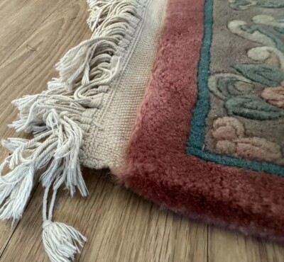 Vintage Chinese 100% wool Thick pile Rug carpet | eBay