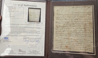 Nov 18, 1799 MT Vernon George Washington Handwritten Signed Letter ALS ...