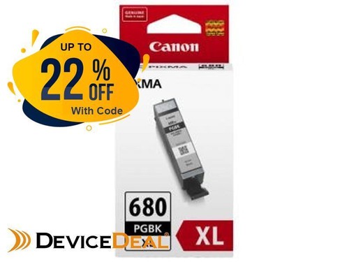 Canon PGI680XLBK BLACK INK TANK 400 PAGES FOR TR7560 TR8560 TS6160 ...