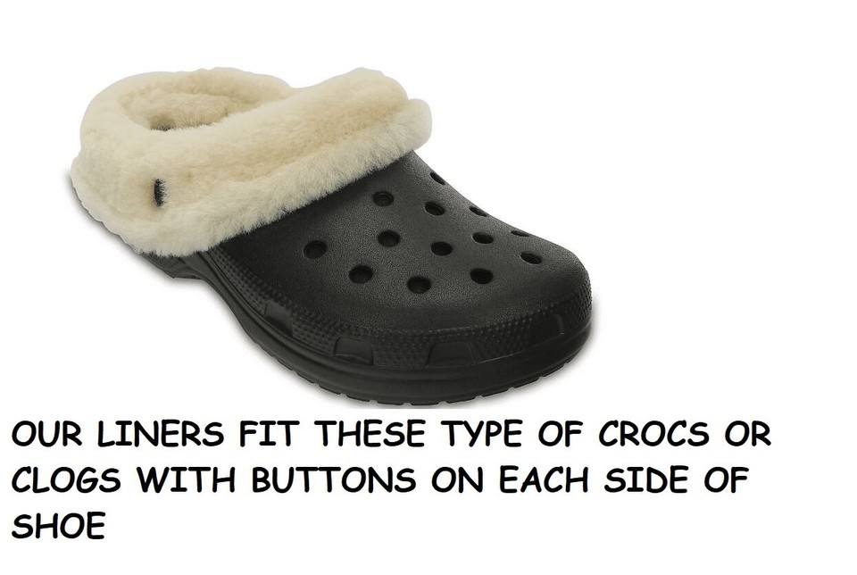 Crocs Fluffy Liners Shoes Clogs Fur For Crocs Liner Insoles Inserts ...