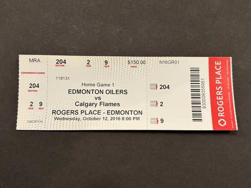 Oct 12, 2016 Matthew Tkachuk NHL Debut Edm. Oilers FULL Ticket ...