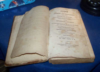 Antique 1813 Geometry & Trigonometry, Surveying Book / Cooke Boston | eBay