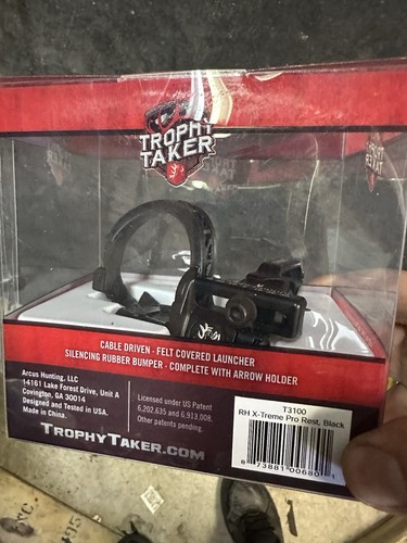 NEW TROPHY TAKER X-Treme PRO Arrow Rest RH Bow Drop Down | eBay