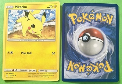Pikachu 2019 Pokemon Sun & Moon Basic Common 54/214 | eBay
