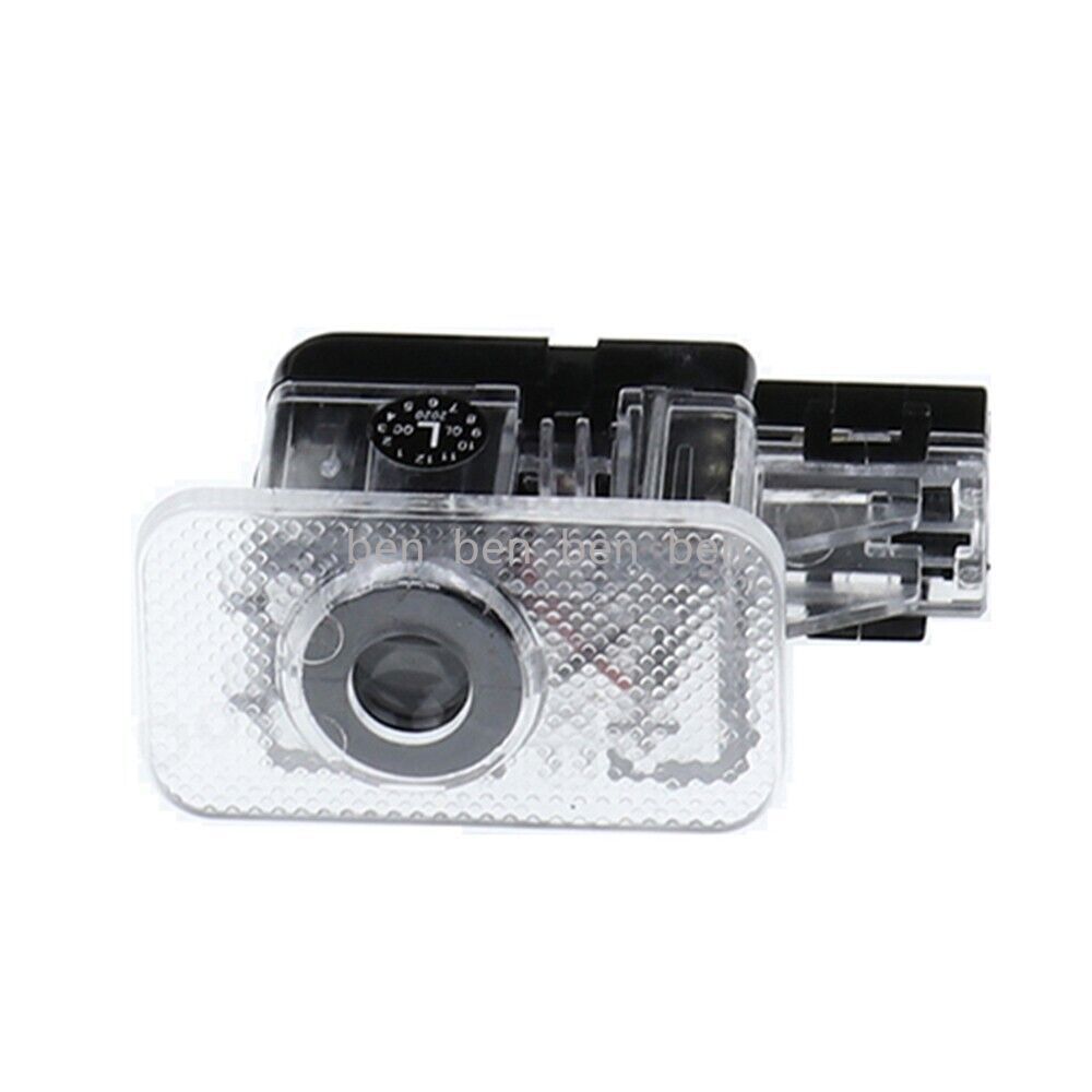 2x LED Car Door Projector Light Step Courtesy Ghost Shadow Laser Lamp ...