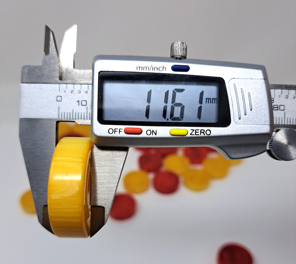 Crisloid 30 Bakelite Backgammon Butterscotch Swirl Translucent Cherry ...