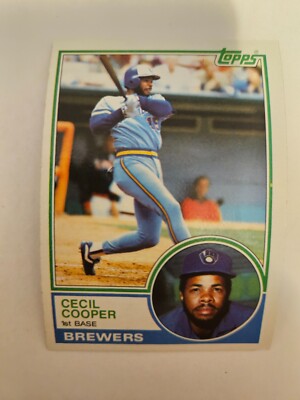 1983 TOPPS CECIL COOPER #190 NM | eBay
