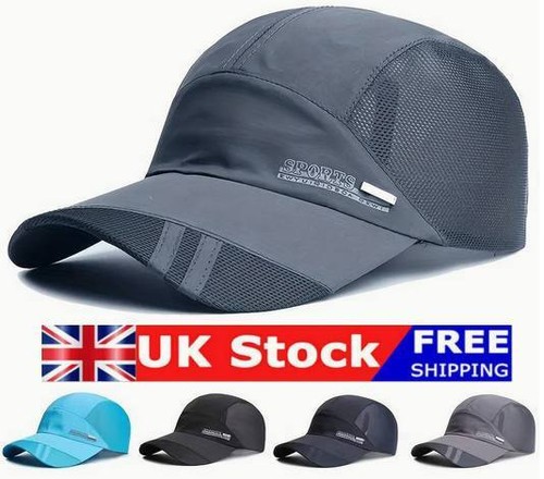 Quick Drying Mesh Baseball Cap Unisex UV Protection Lightweight ...