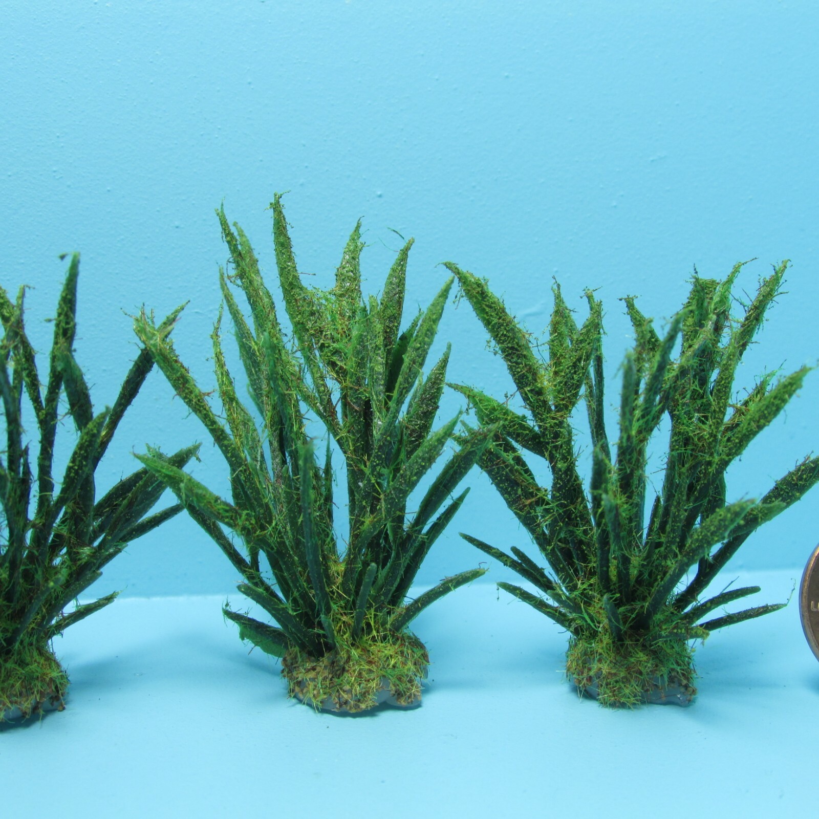 Dollhouse Miniature Outdoor Razor Grass Accent Plants Set of 4 CA0368 ...