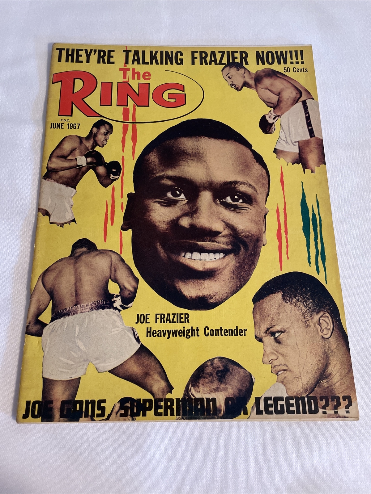 1967 June, The Ring Magazine (BOXING) Joe Frazier Heavyweight Contender ...