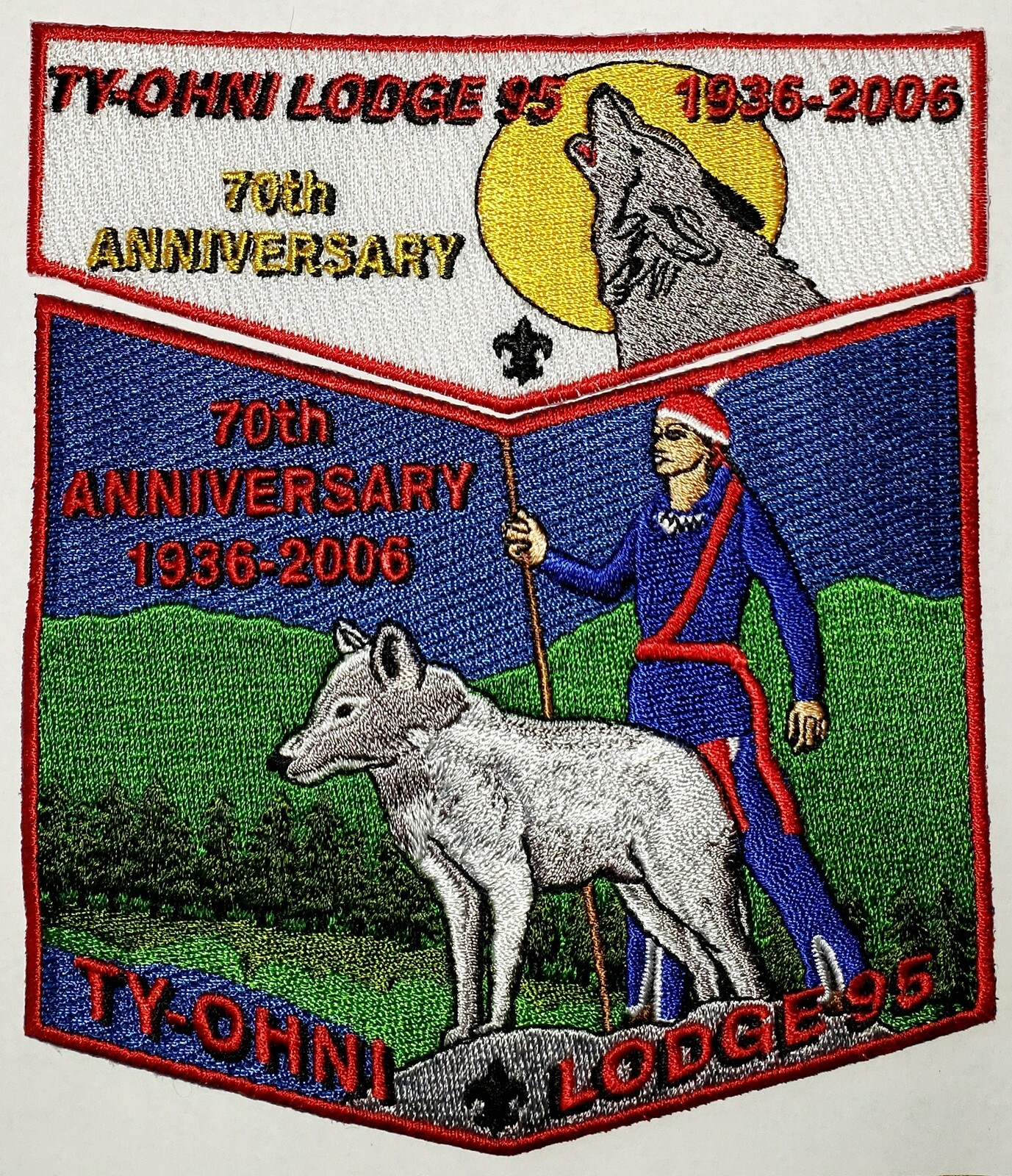 Lodge 95 Ty-Ohni S37 + X10 2006 70th ANN Pocket Flap Patch OA BSA | eBay