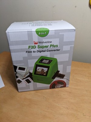 Wolverine F2D Super Plus Film to Digital Converter 35mm 126 110 Super 8 ...