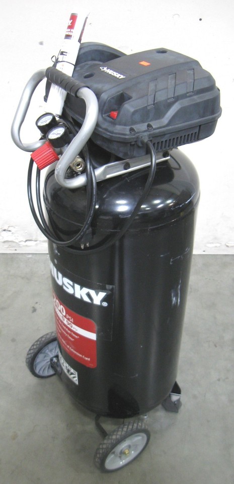C201539 Husky C202H Oil-Less Air Compressor (120V, 160~200psi, 20-Liter ...