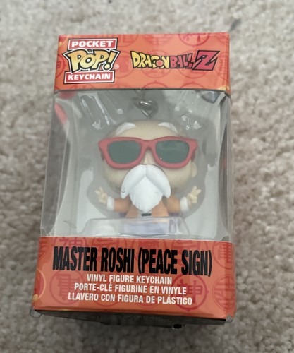 Pocket Pop! Keychain DragonBall Z Master Roshi Peace Sign | eBay