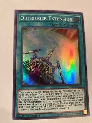 Outrigger extension 1st edition foil yu-gi-oh gaming cards cscan | eBay