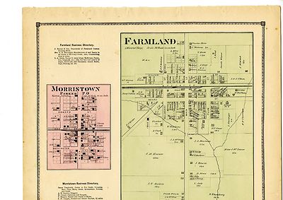 Morristown Indiana Map