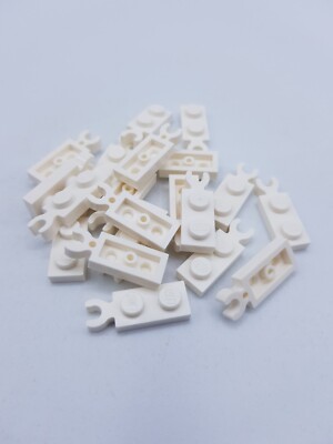 LEGO LOT 20 X PLATE 1X2 W HOLDER BLANC REF 78256 / 6372037 *NEUF* | eBay
