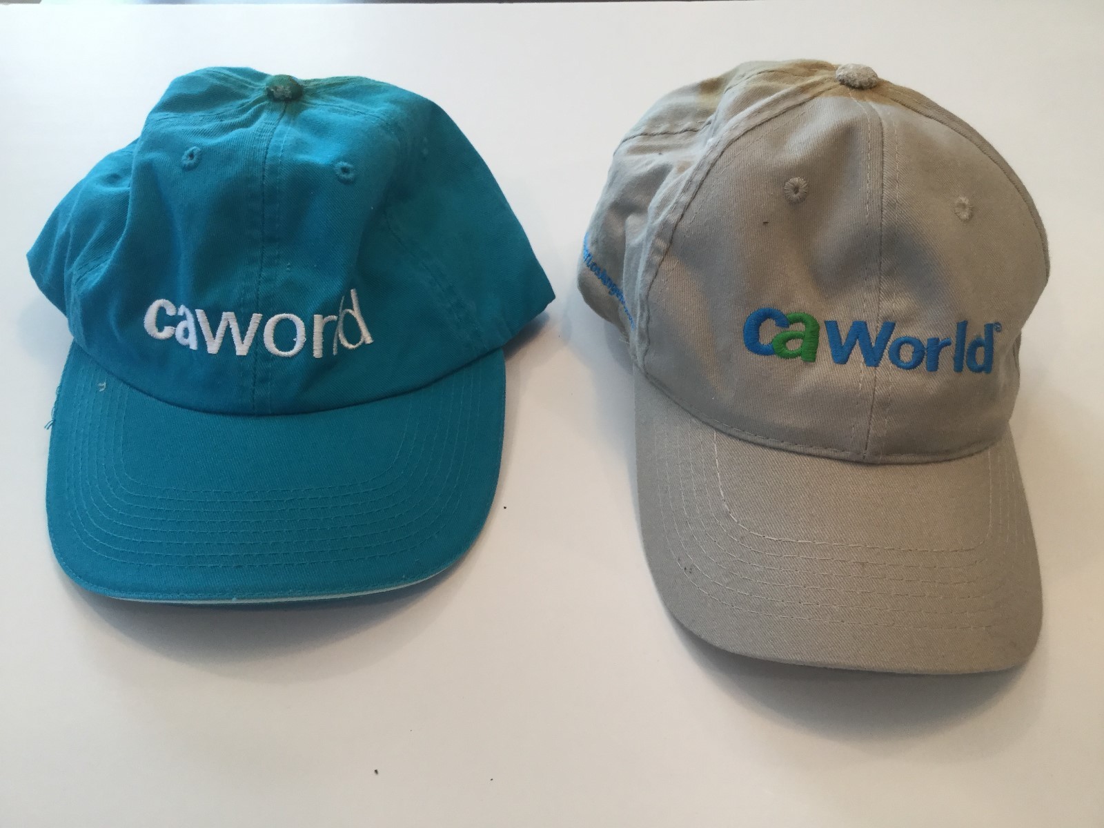 Bundle of Two CA World Baseball Caps - RARE and UNUSUAL! | eBay