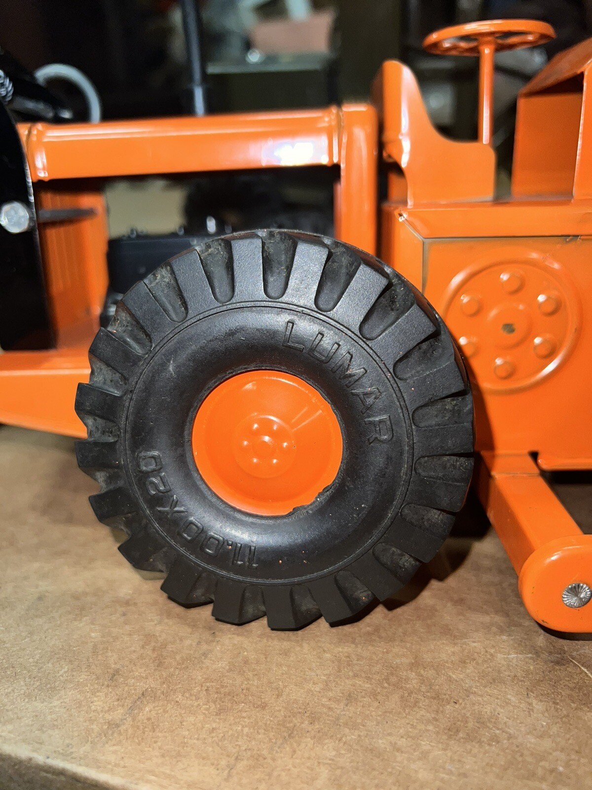 Vintage Marx Lumar “Power Dozer” Pressed Steel Construction Toy ...