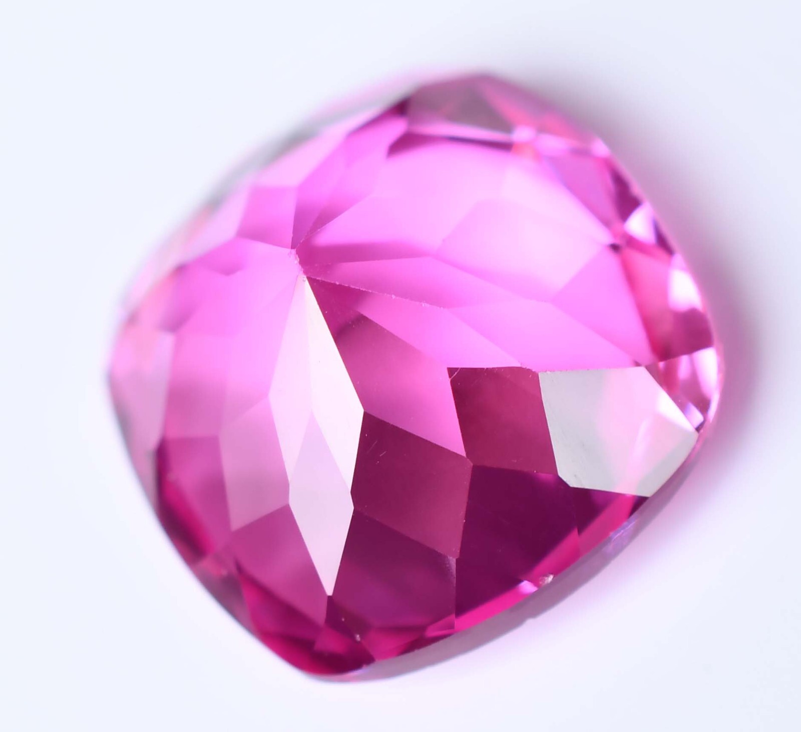 Flawless 23.30 Ct Natural Mogok Pink Ruby Cushion Cut Certified Treated ...