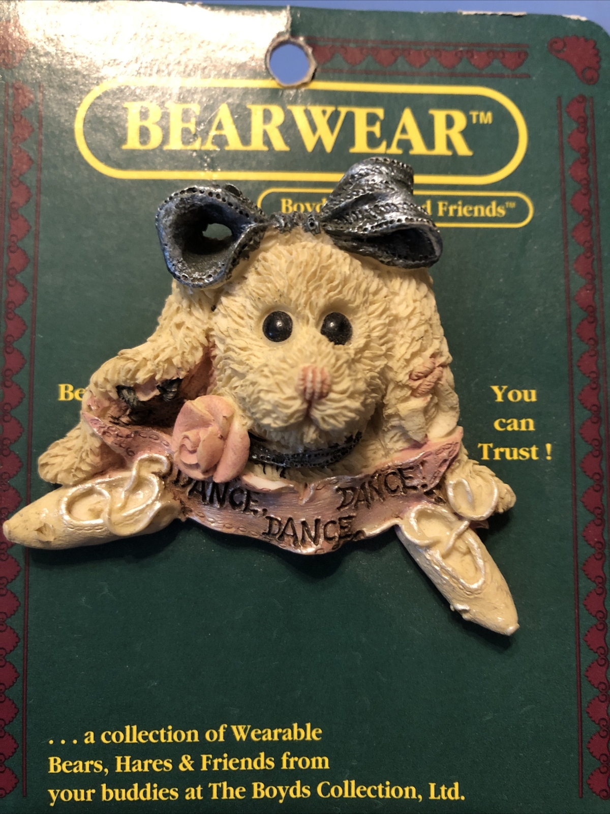 Boyds Bears Hares and Friends Ballerina Ballet Dance Bearwear Pin | eBay