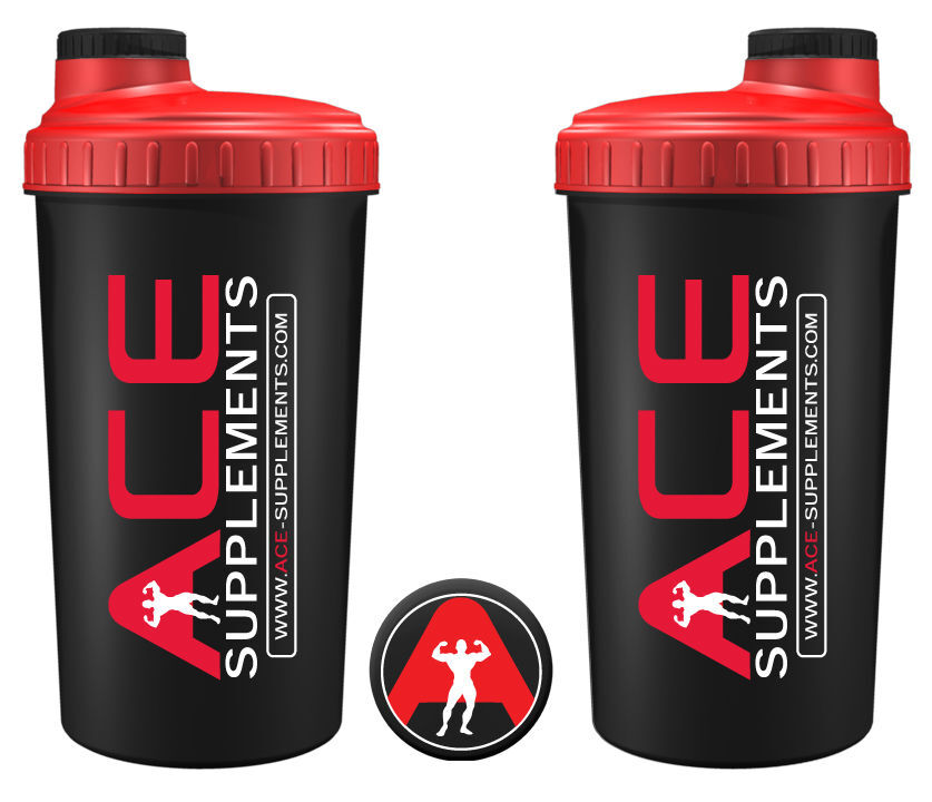 ACE Supps 1 X 600ml Shaker Black-red Protein Bcaa's Pre Workout Mixer Bottle for sale online | eBay