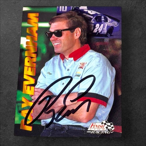 Ray Evernham 1996 FINISH LINE RACING HENDRICK #24 VINTAGE signed NASCAR ...
