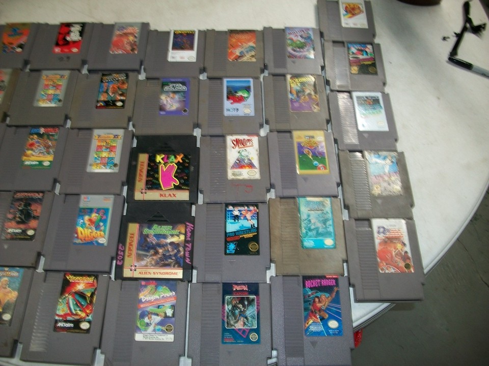 Nintendo NES Lot of 40 Games Untested | eBay