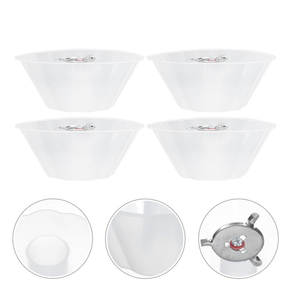 8 pcs Range Hood Oil Collecting Box Oil Catcher Plastic Oil Receiving ...