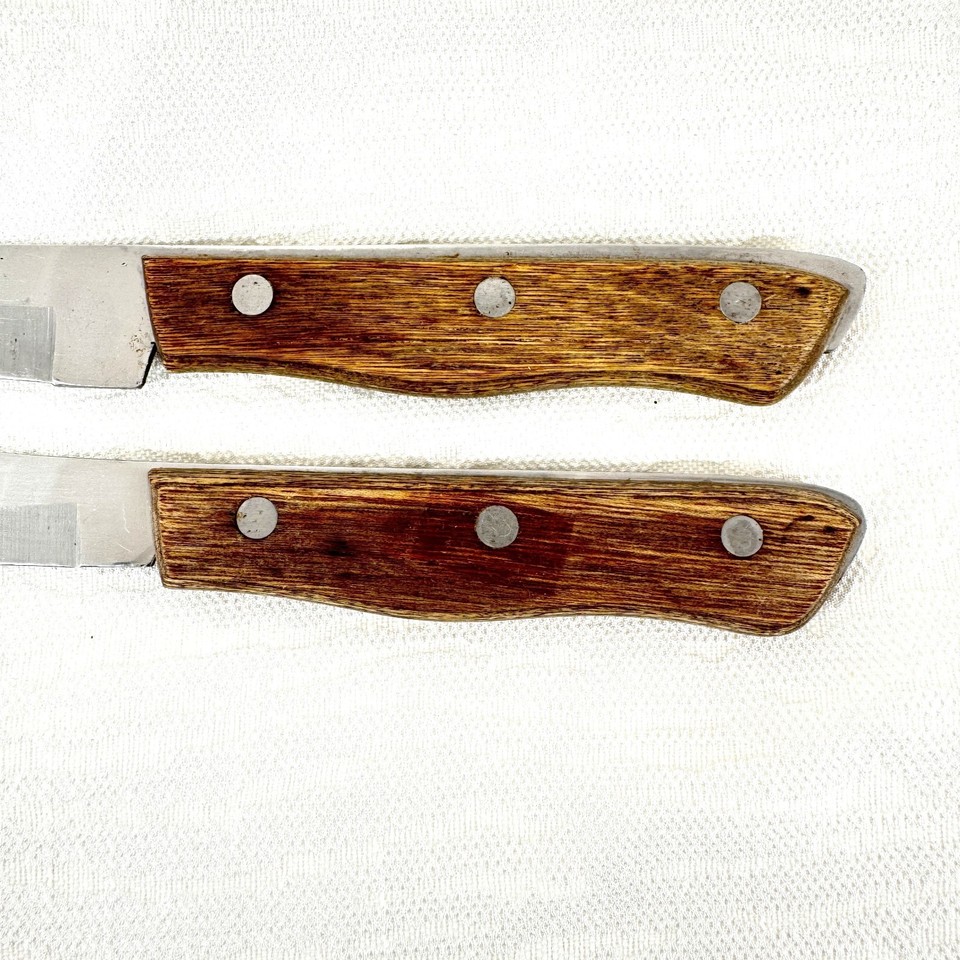 Maxam Steel Lot of 4 Knives + Maxam Edge Fork - Carving - Filet - Bread ...