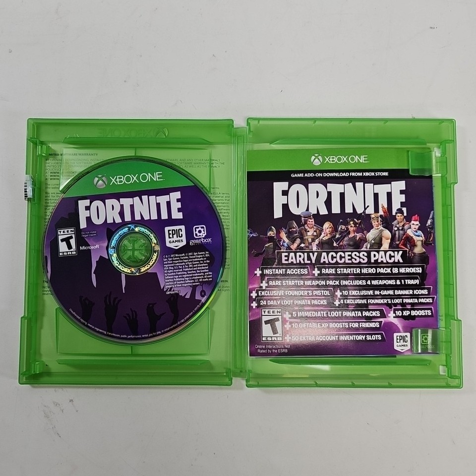 Fortnite (Xbox One, 2017) - Complete Founders Codes Redeemed | eBay