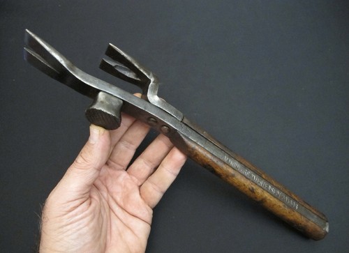 1908 Unusual Vtg "BRIDGEPORT" Hammer/Nail Puller &. Antique/Rare Farm ...