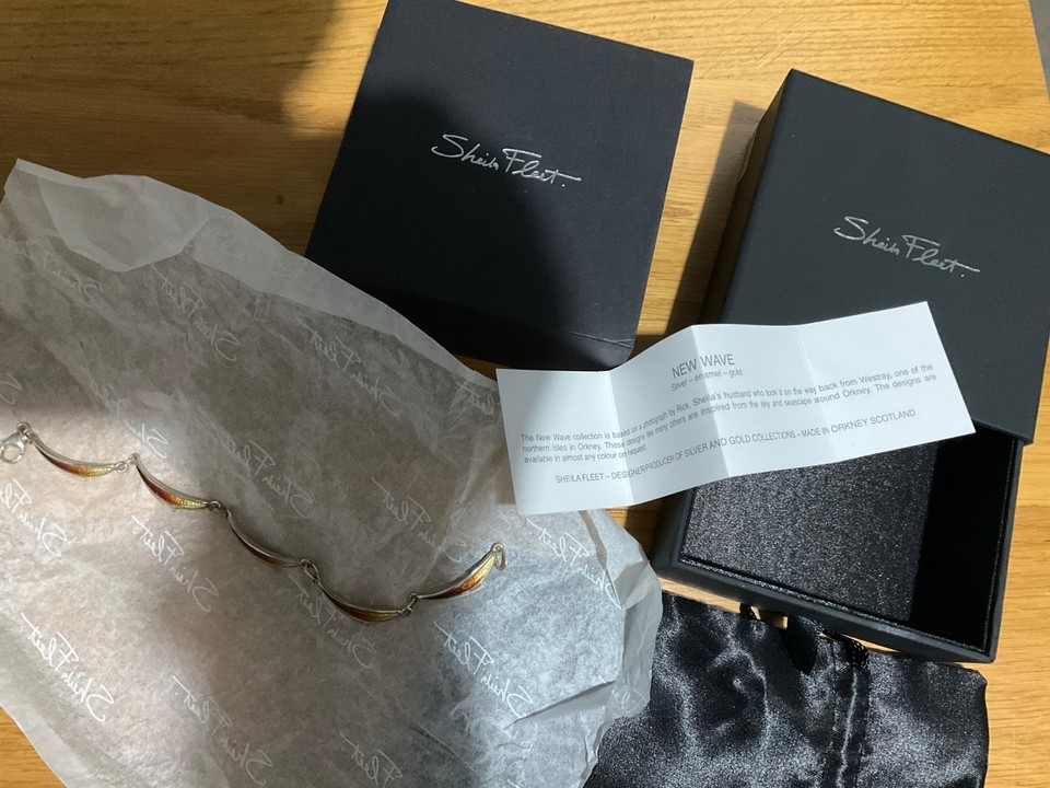 Sheila Fleet New Wave Bracelet Flame | eBay UK