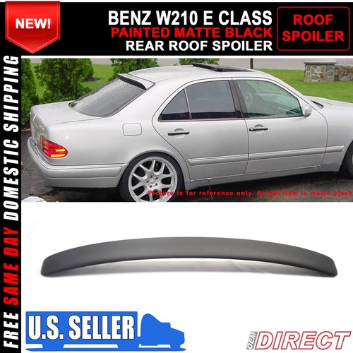 Fits 96-02 Mercedes-Benz W210 E-Class Window Roof Spoiler Painted Matte ...