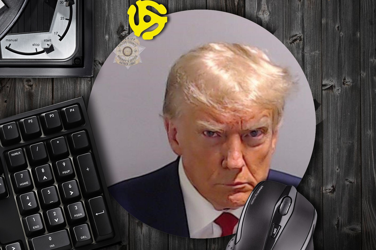 Donald J Trump Thug Life #1 Round Mouse Pad Mousepad Gamblers Gift | eBay