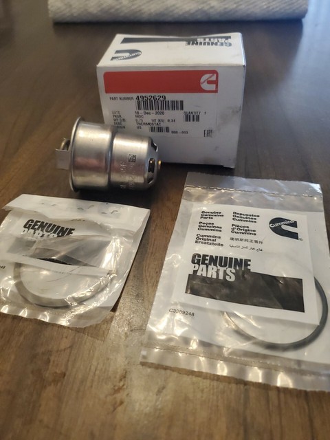 Genuine Cummins 4952629 Oil Thermostat ISX for sale online | eBay
