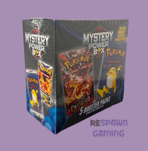 Pokemon Mystery Power Box Chase Pack Seeded 1:10 (5 Booster Packs) NEW ...