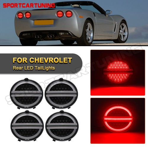 For 2005-2013 Chevrolet/Chevy Corvette C6 Coupe LED Brake Tail Lights ...