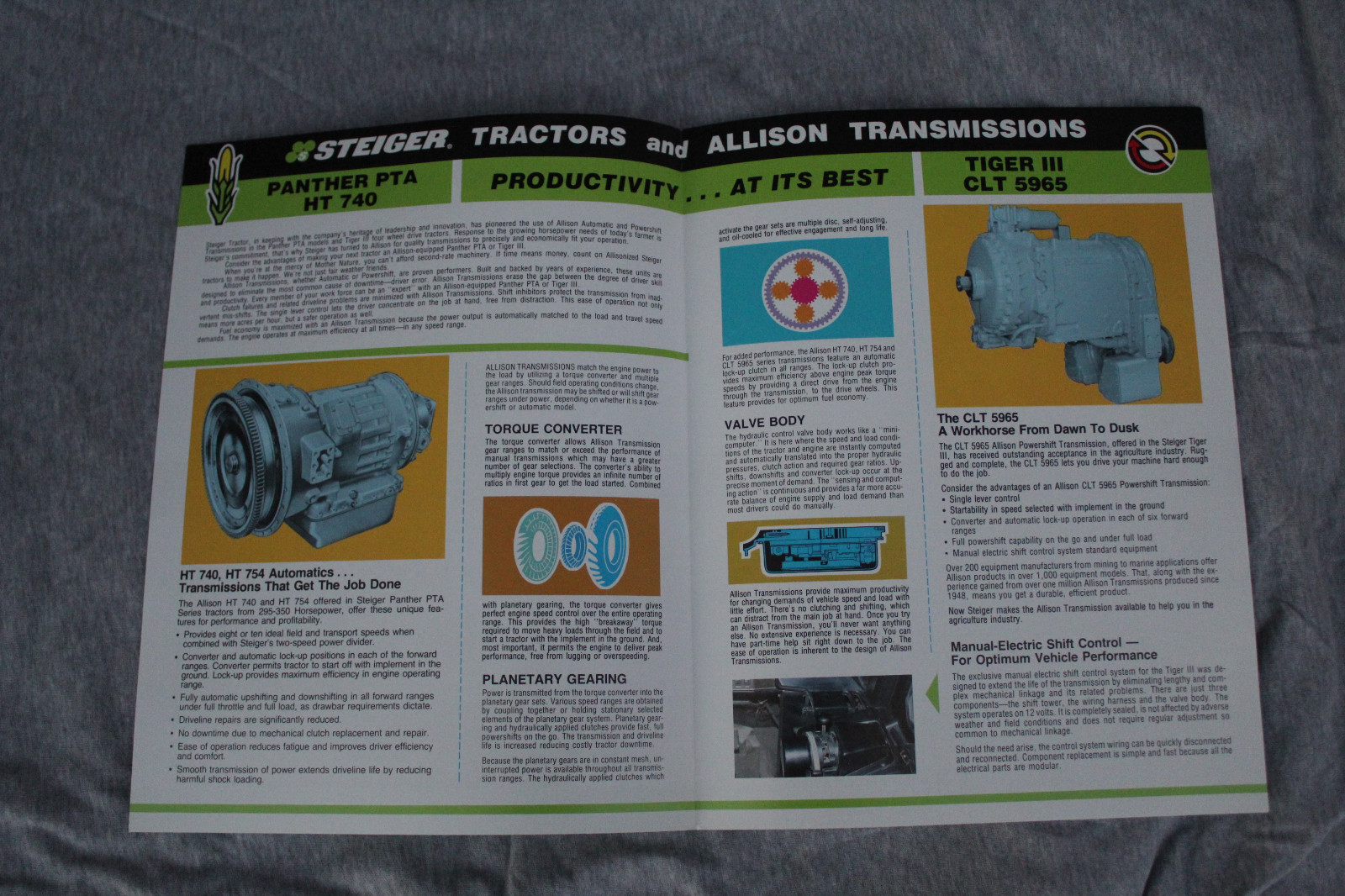 Steiger-Allison Series III Panther and Tiger 4WD tractors original ...