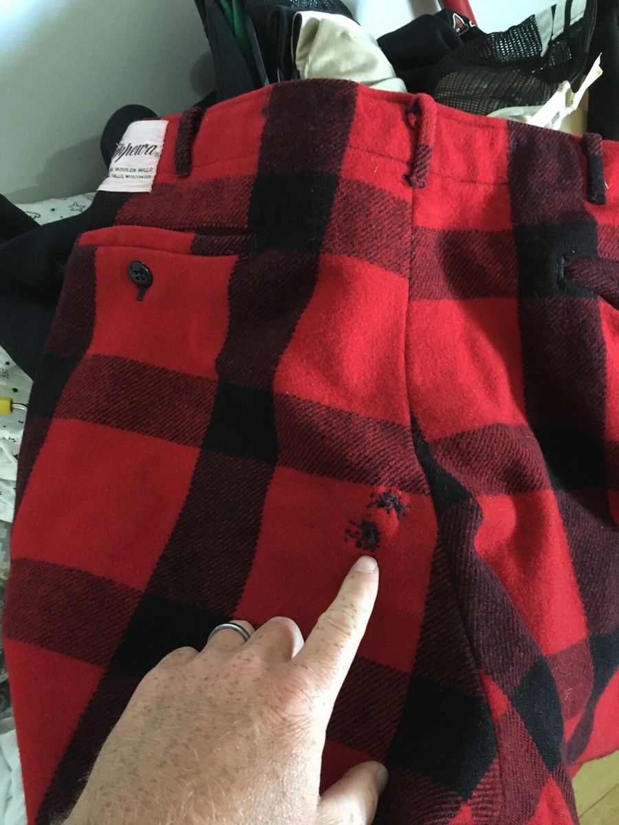 chippewa woolen mills Vintage Pants Buffalo Plaid Pattern chippewa woolen mills Vintage Pants Buffalo Plaid Pattern