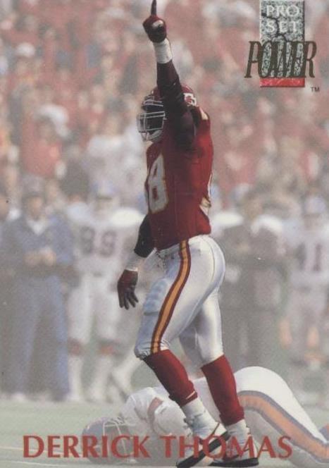 Las mejores ofertas en 1992 Pro Set Power Derrick Thomas #58 | eBay