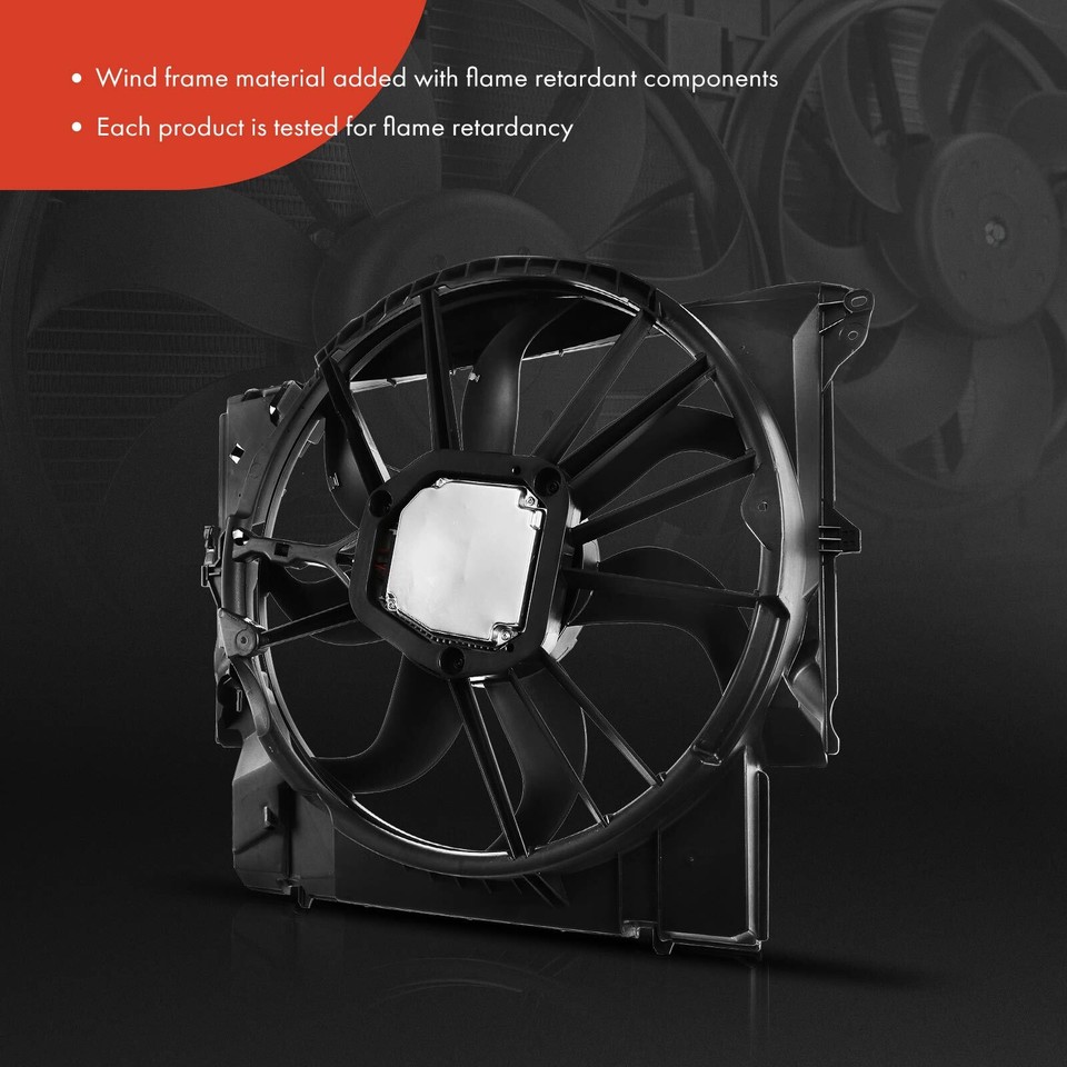 Radiator & Cooling Fan Assembly Kit for BMW 335i 2007-2013 X1 2013-2015 ...