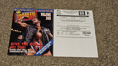 wwf PROGRAM VOLUME 243 WITH LINEUP SHEET MAGAZINE wrestling | eBay