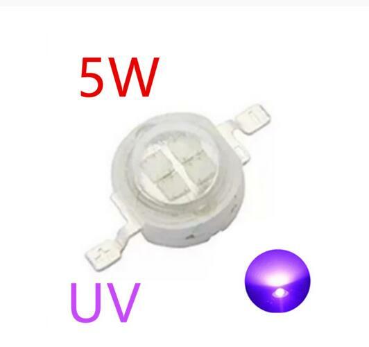 5W High Power Ultra Violet UV 365NM 385nm 395NM 400nm 410nm 420NM LED ...