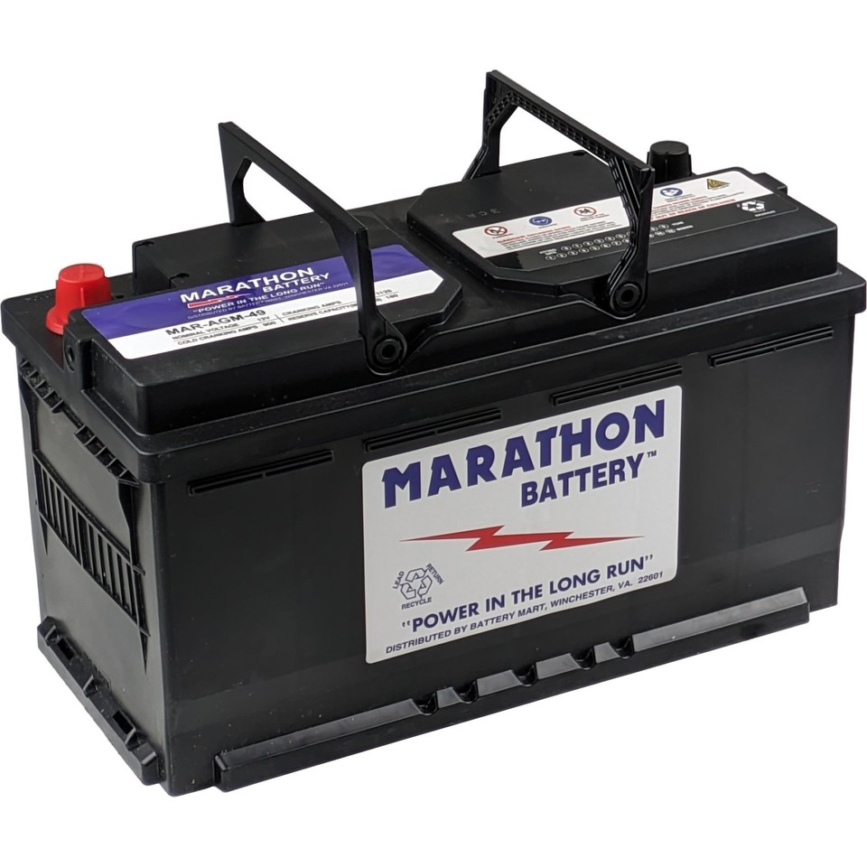 Marathon 9AGM49 12 Volt, 92Ah Group 49 Battery [MAR-AGM-49] | eBay