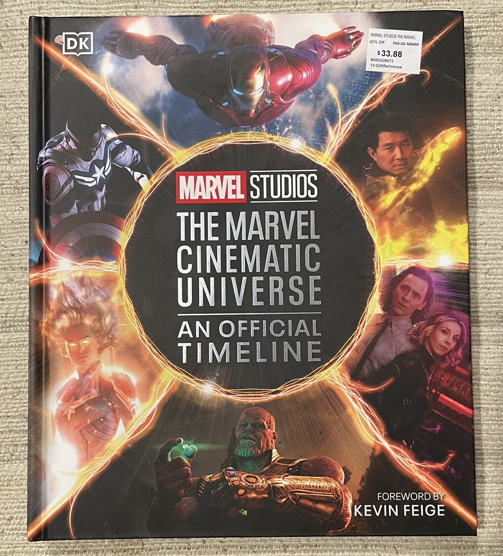 Marvel Cinematic Universe Official Timeline DK Book MCU Studios Feige ...