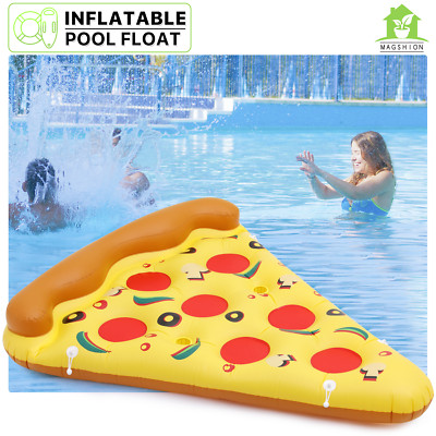 69" Inflatable Swimming Pool Lounger Beach Pizza PVC Rafts Triangle ...
