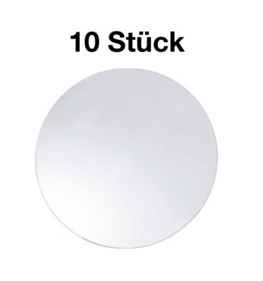 10X Replacement Glass Round Ø 60/90Mm Thin Glass Disc Glass Disc Round ...