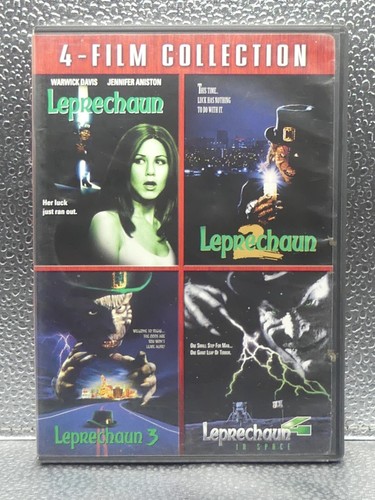 Leprechaun 1 - 4 Horror DVD 2 Disc Set Warwick Davis 4-Film Collection ...